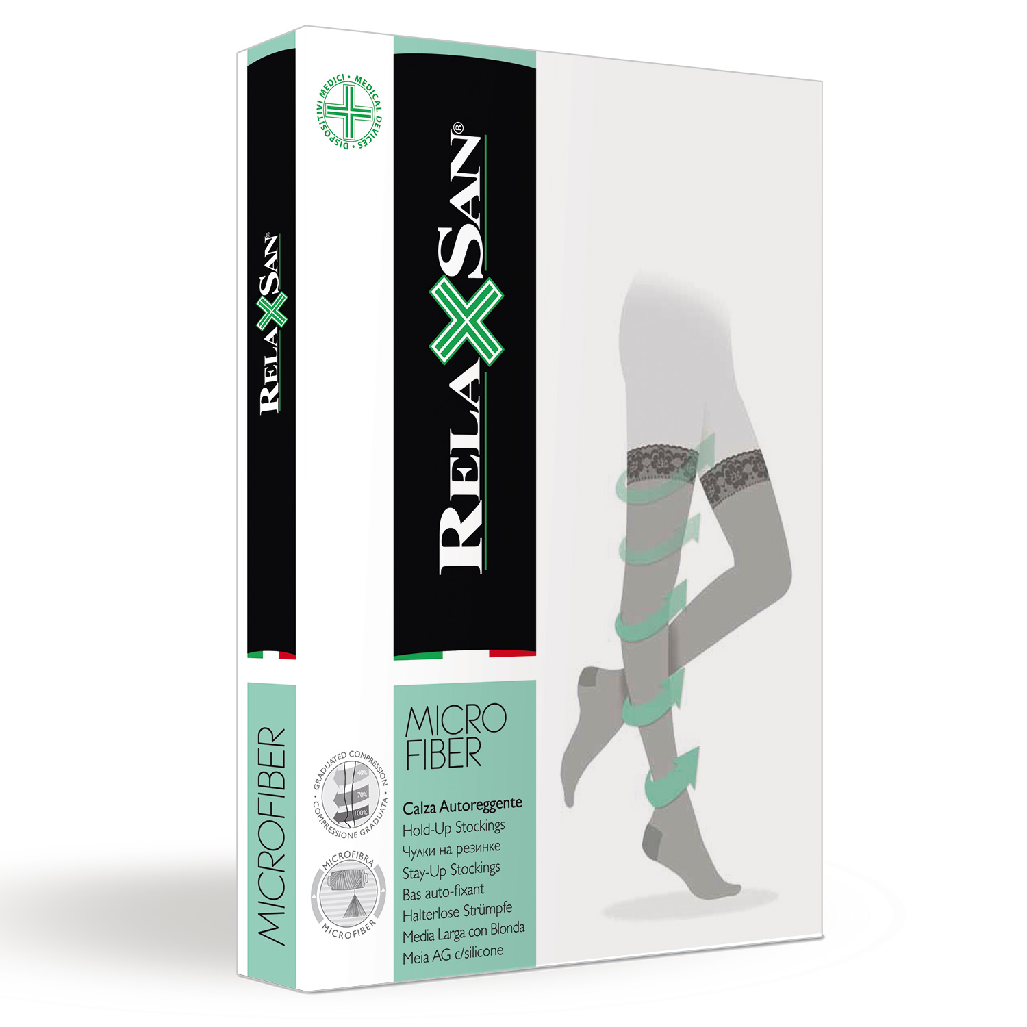 Microfiber line - Stay-upit 70 den - Napra-Rehab